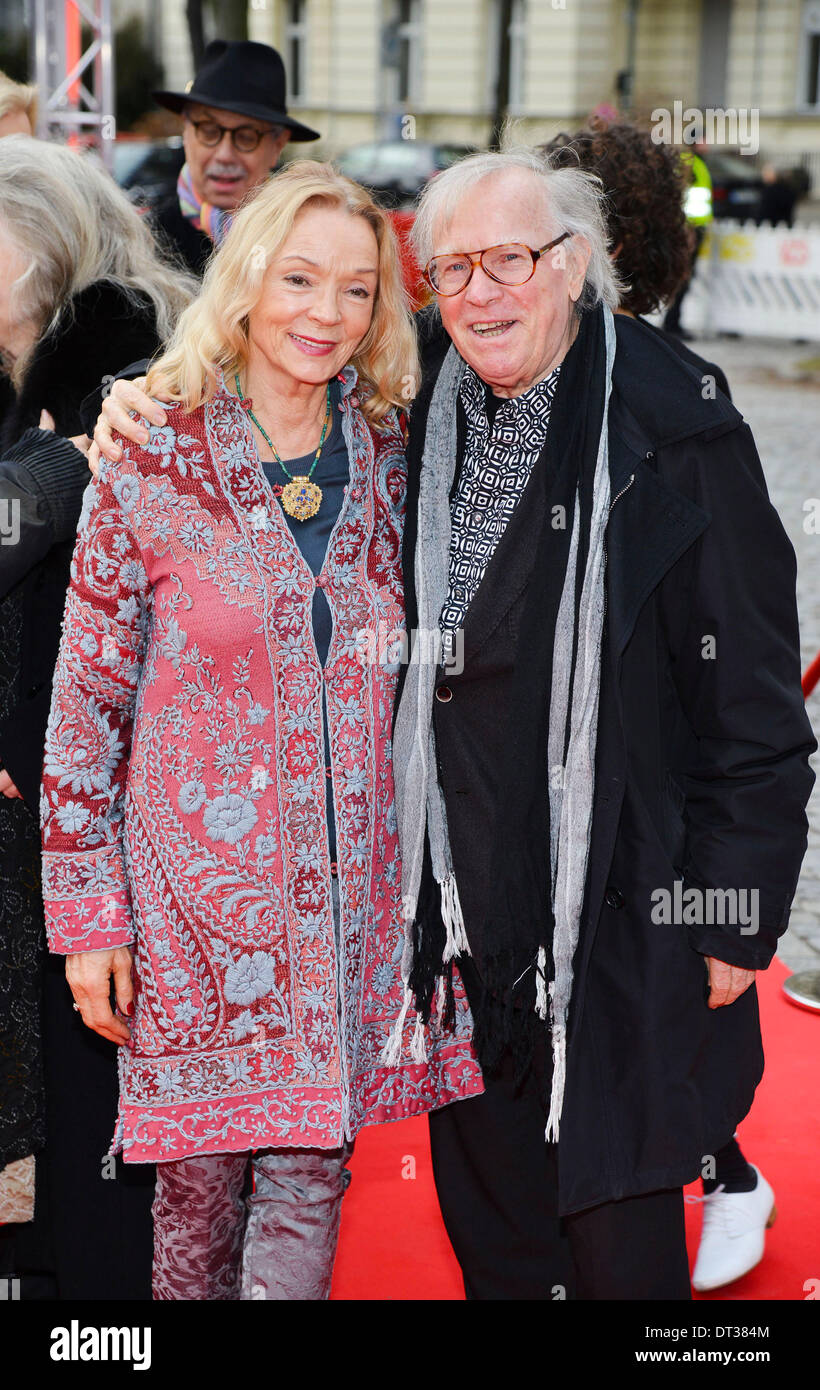 Berlin, Germany. 07th Feb, 2014. Klaus Doldinger and wife Inge the ...