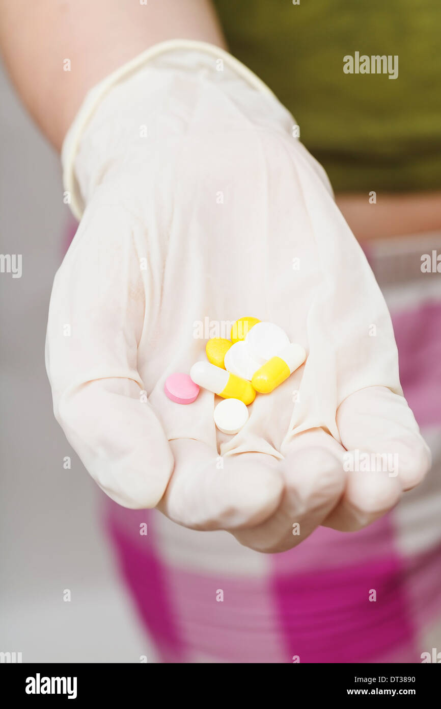 Gloved arm hi-res stock photography and images - Alamy