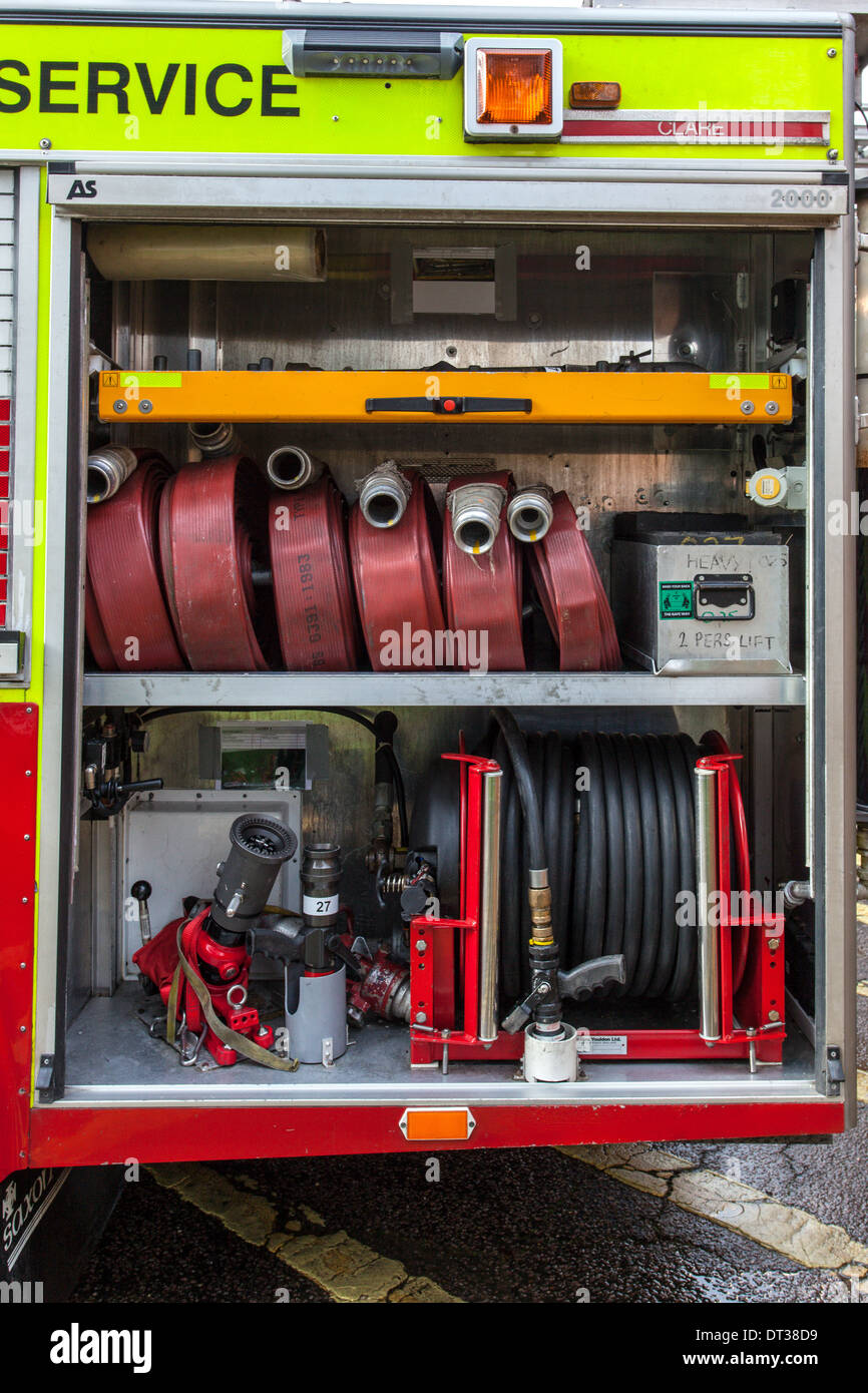 Suffolk Fire and Rescue Fire Engine Stock Photo - Alamy