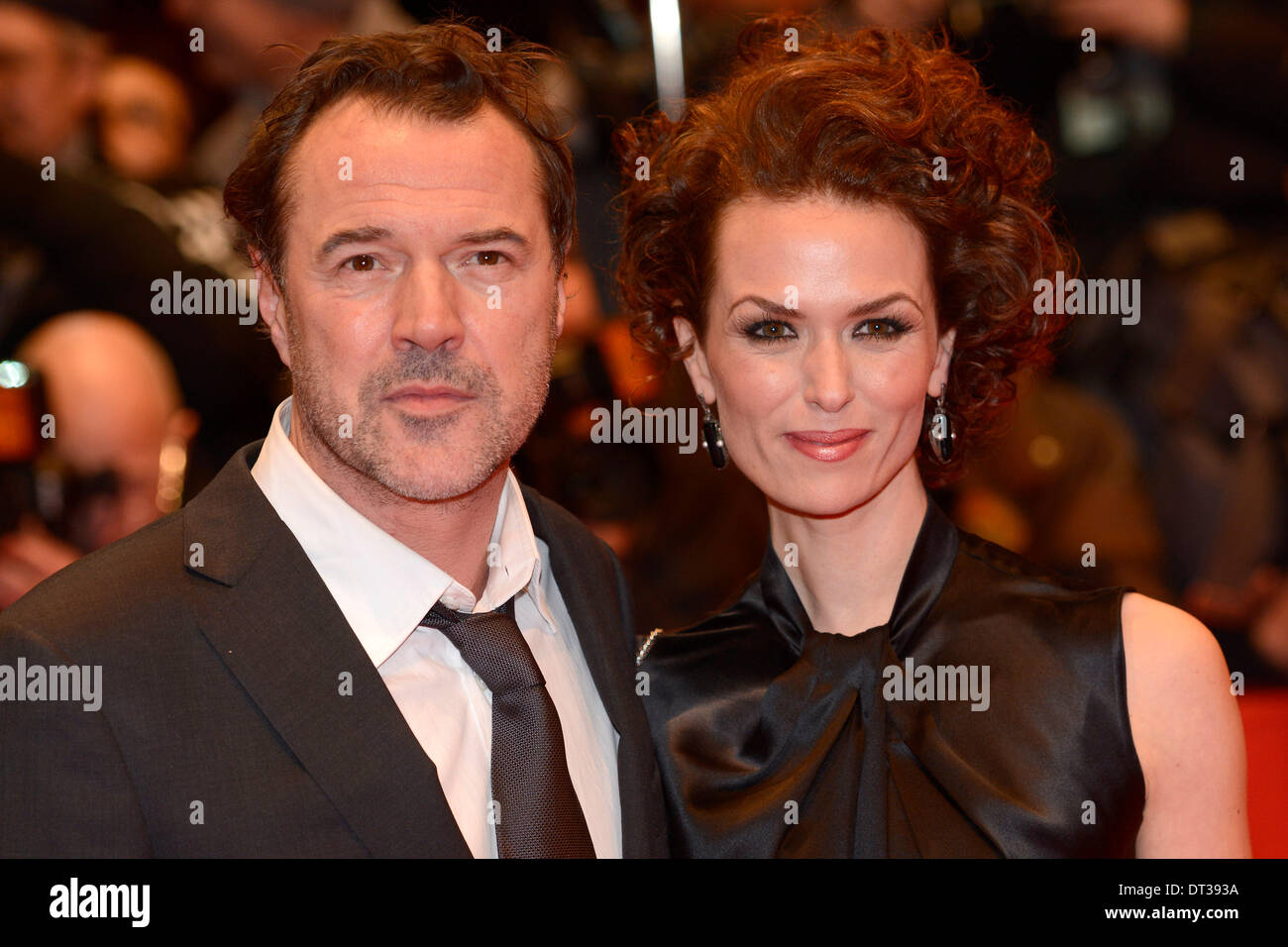 Berlin, Germany. 6th Feb, 2014. Sebastian Koch and Melika Foroutan ...
