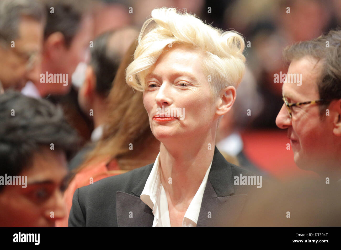 Berlin, Germany. 6th Feb, 2014. Tilda Swinton attending the 'The Grand ...