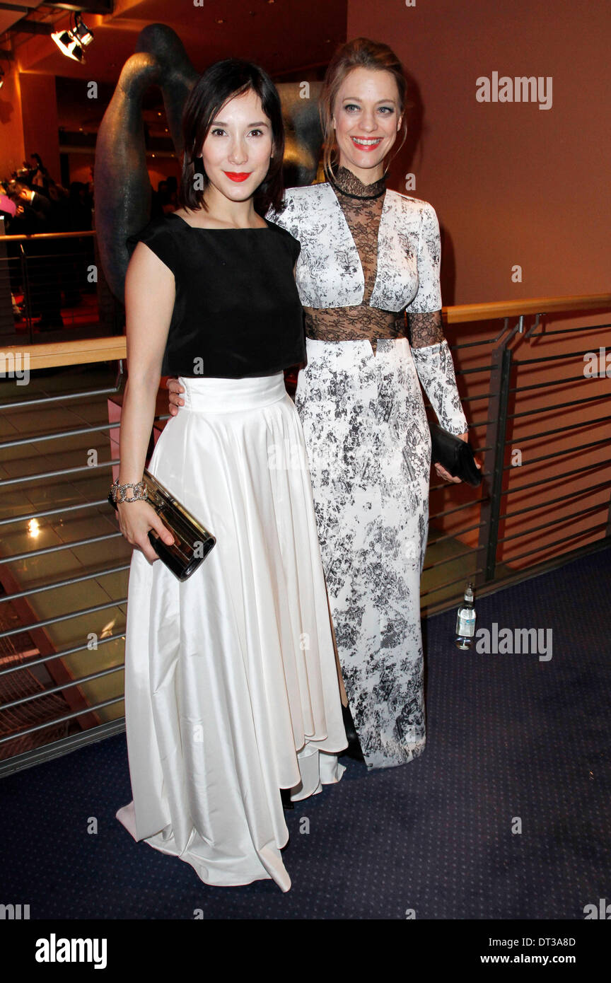 Berlin, Germany. 6th Feb, 2014. Sibel Kekilli and Heike Makatsch during ...
