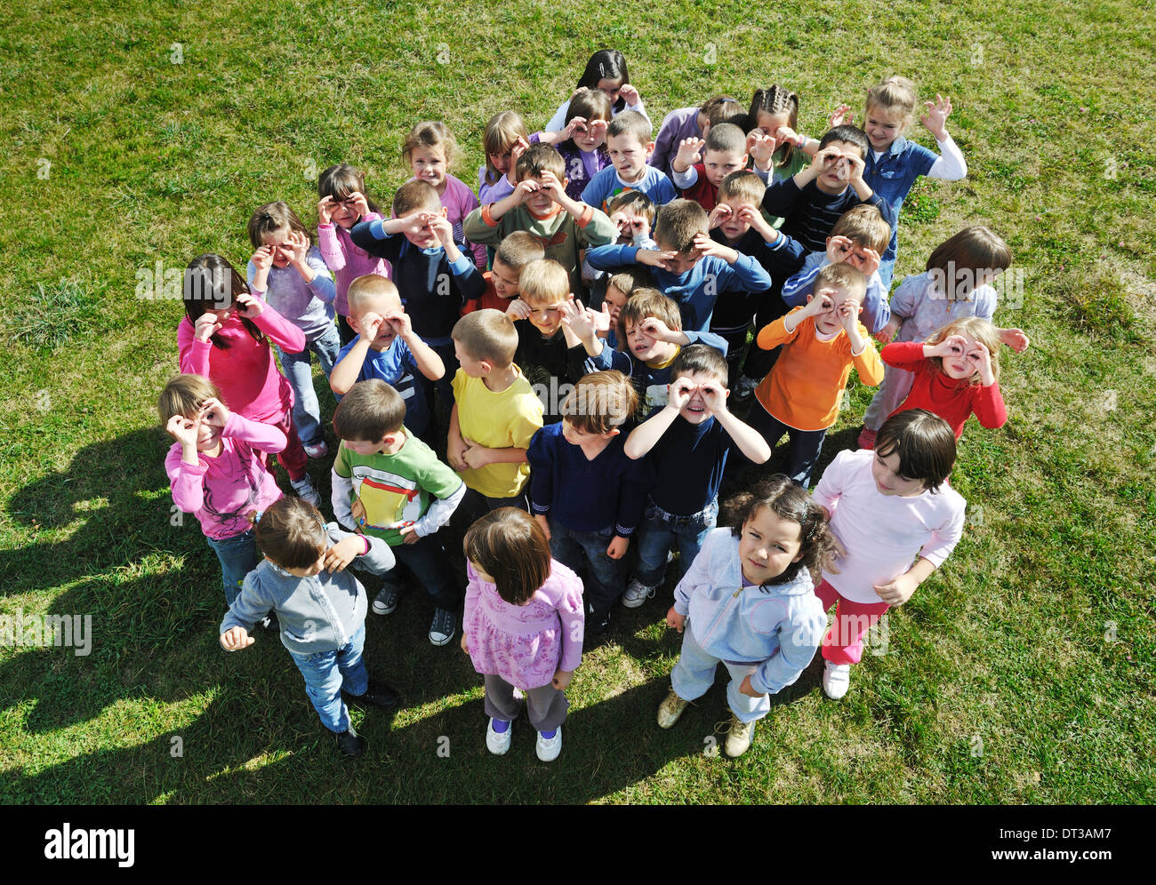 preschool kids outdoor have fun Stock Photo - Alamy