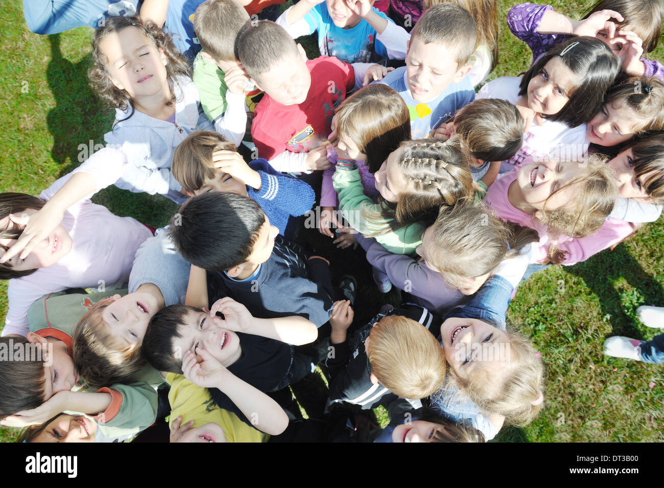 preschool kids outdoor have fun Stock Photo - Alamy