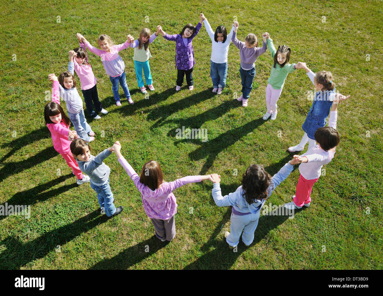 preschool kids outdoor have fun Stock Photo - Alamy