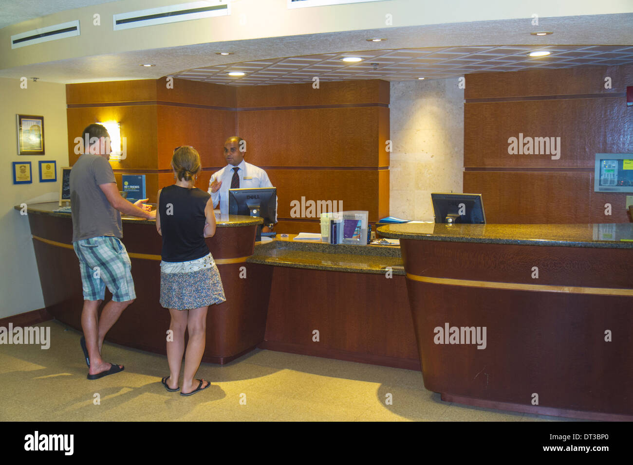 Florida hotel desk hi-res stock photography and images - Alamy