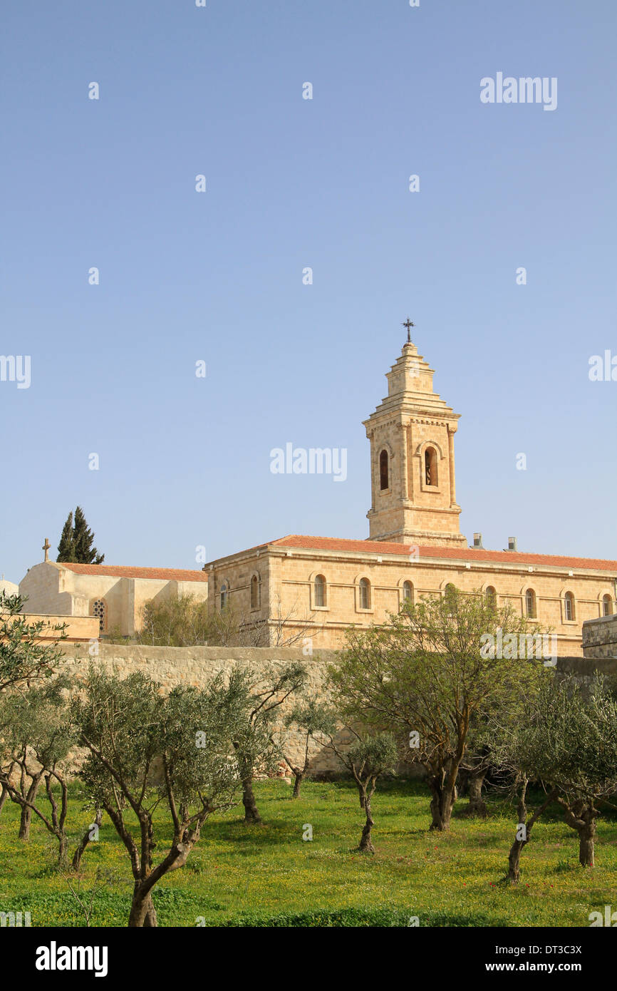 Israel, Jerusalem, Church of Pater Noster on the Mount of Olives Stock ...