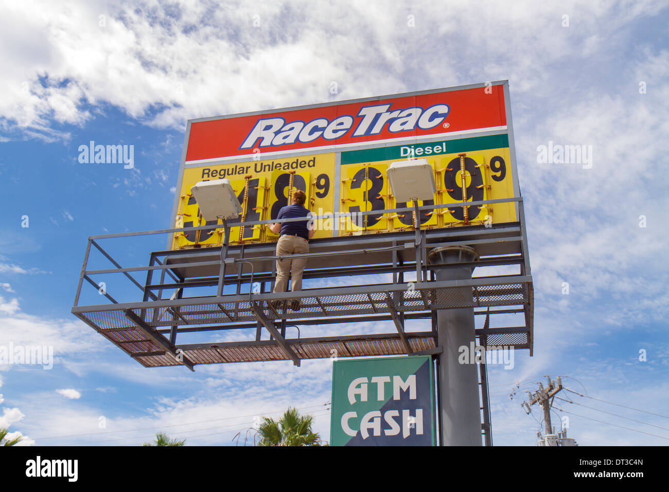 Racetrac diesel sign hi-res stock photography and images - Alamy
