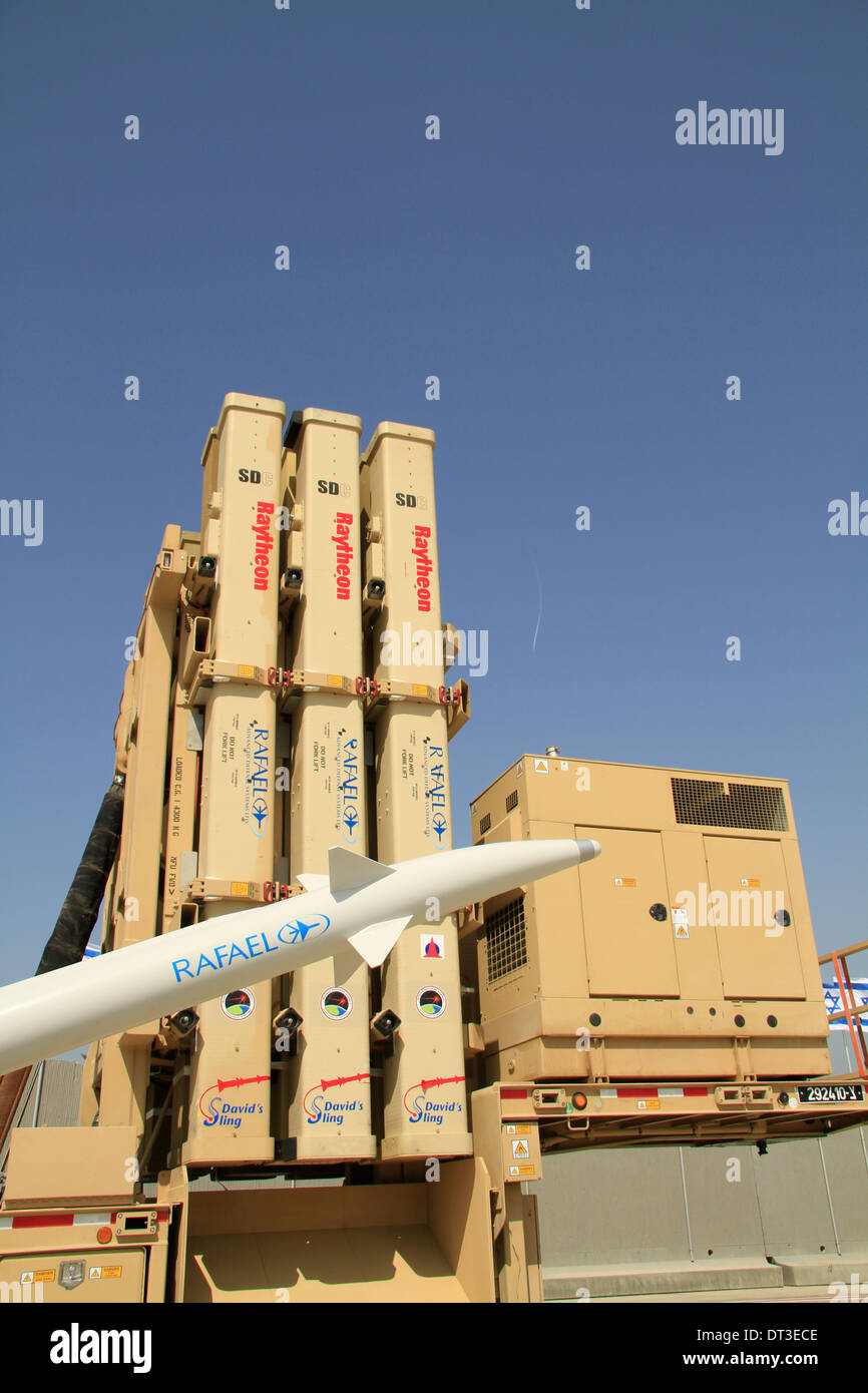 “David’s Sling” (“Sharvit Ksamim”) air defense system Stock Photo - Alamy