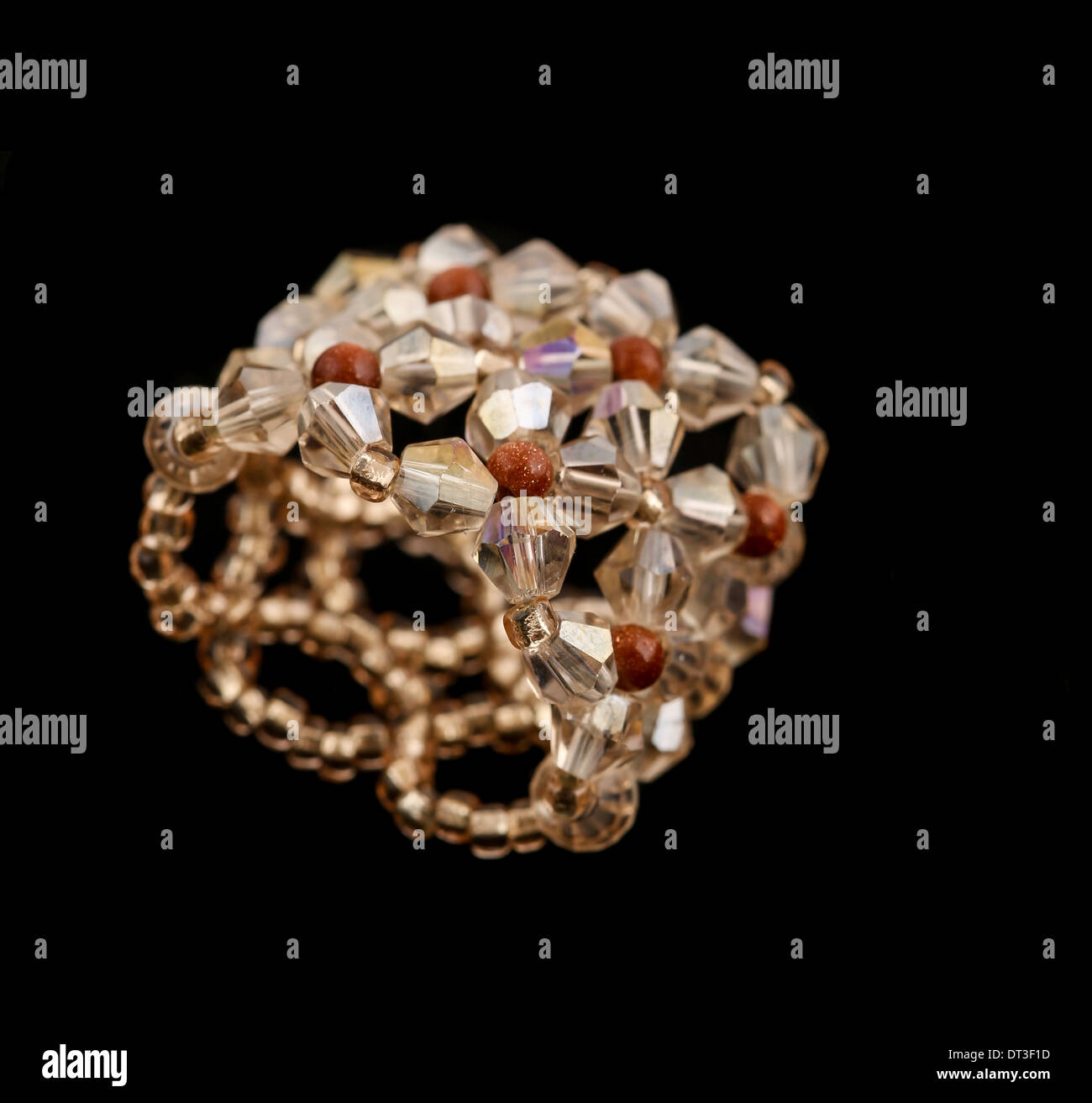 Crystal cluster ring Stock Photo - Alamy