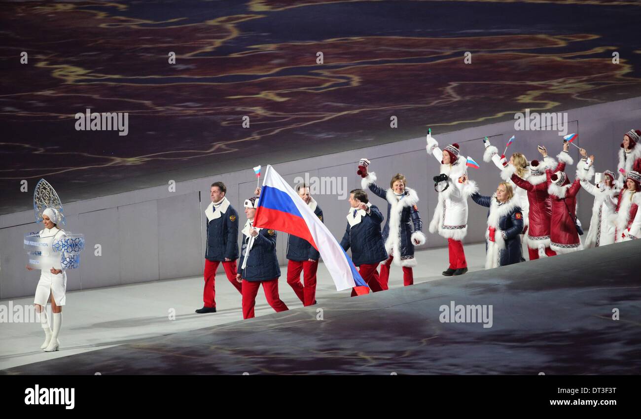 Alexander zubkov olympic sochi opening hi-res stock photography and ...