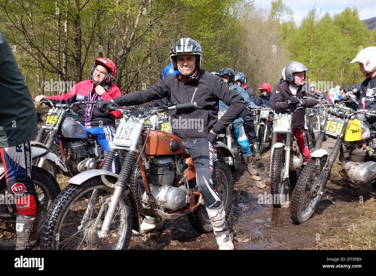 A section of a classic motorcycle race known as the Pipeline section ...