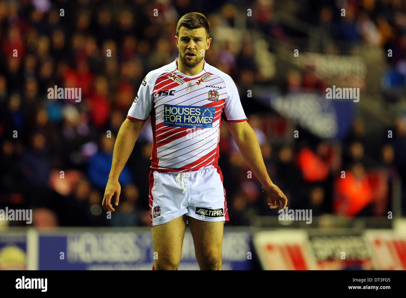 Wigan, Greater Manchester, UK. 07th Feb, 2014. Darrell Goulding of ...