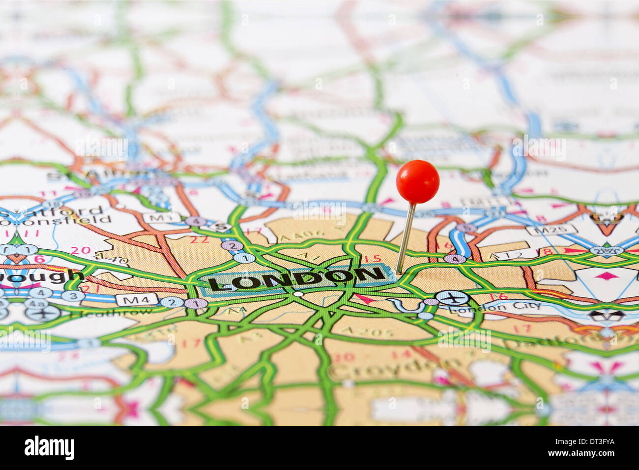 London map hi-res stock photography and images - Alamy