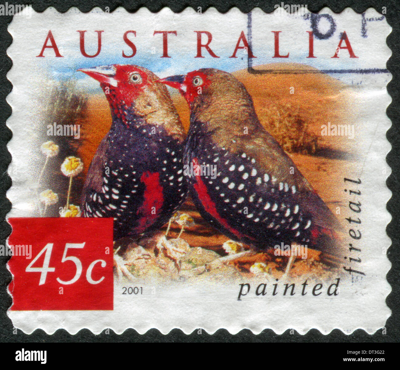 AUSTRALIA - CIRCA 2001: Postage stamp printed in Australia, shows bird ...