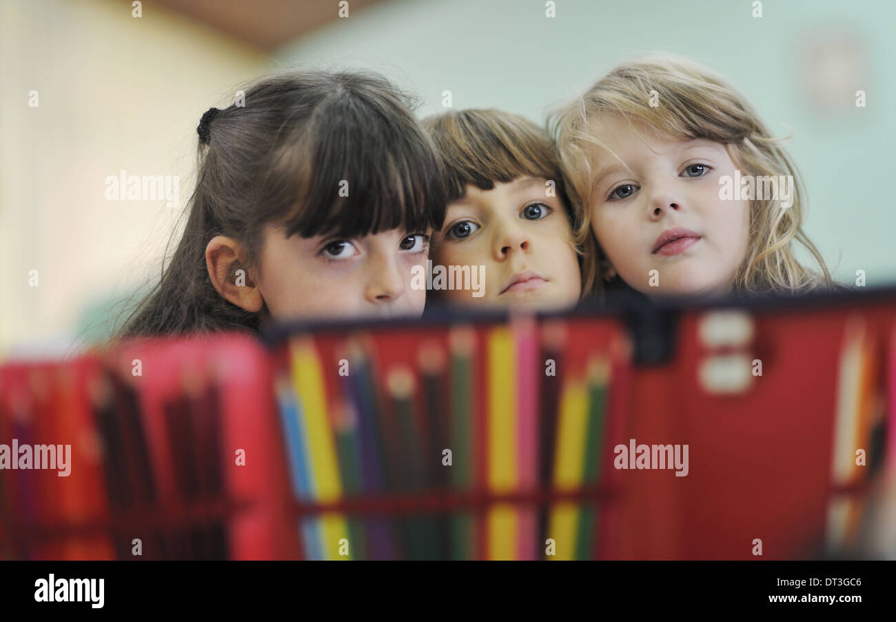 preschool kids Stock Photo - Alamy