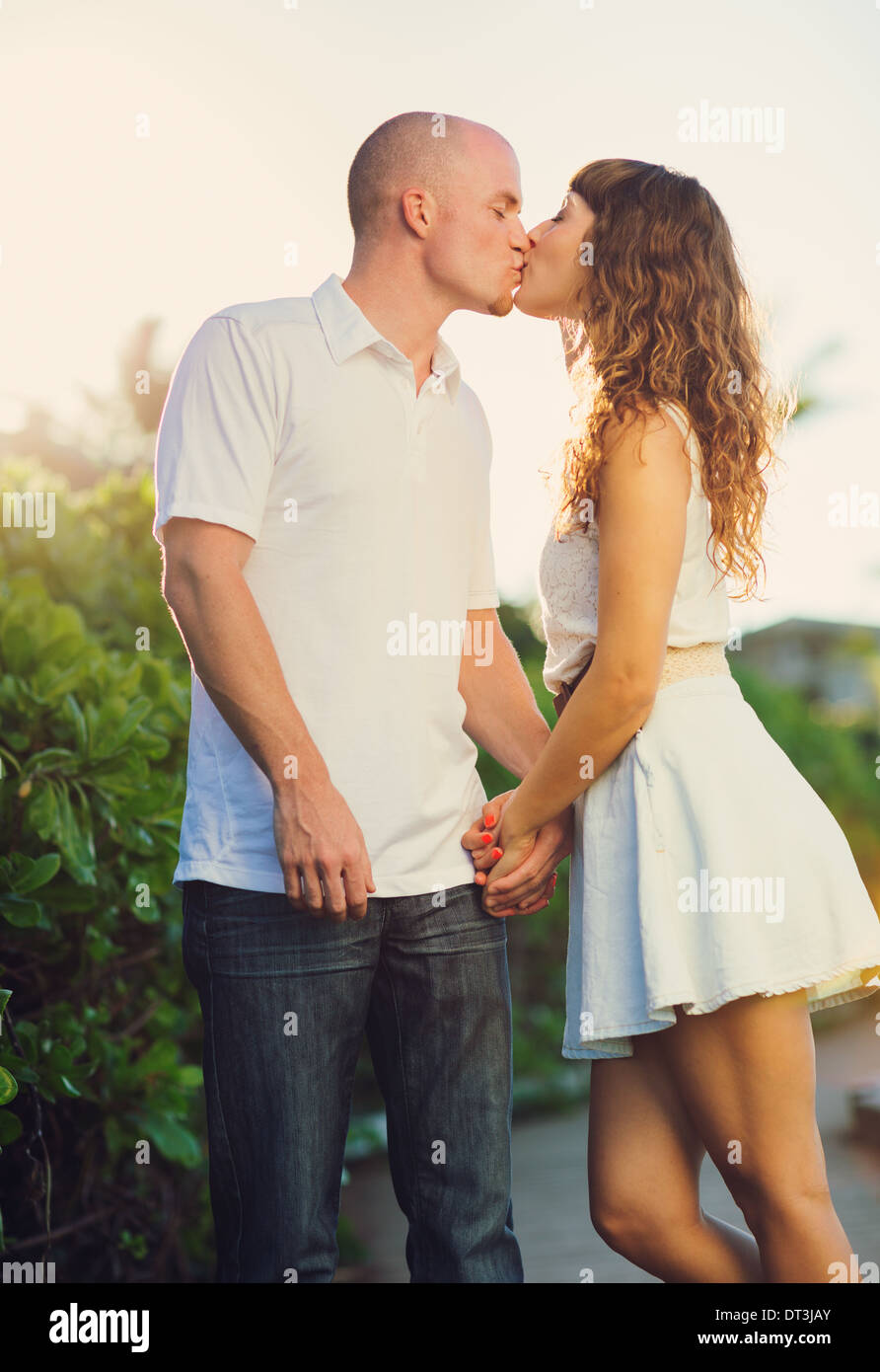 Happy romantic couple in love Stock Photo - Alamy