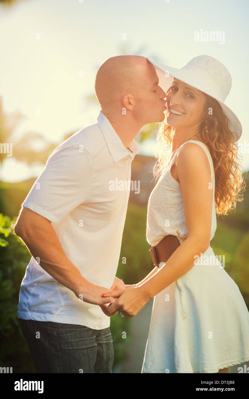 Happy romantic couple in love Stock Photo - Alamy