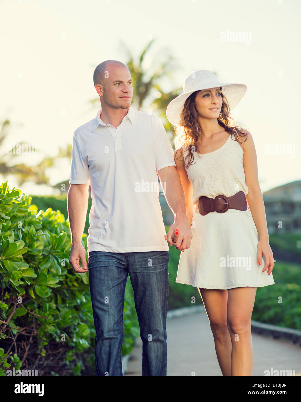 Happy romantic couple in love Stock Photo - Alamy