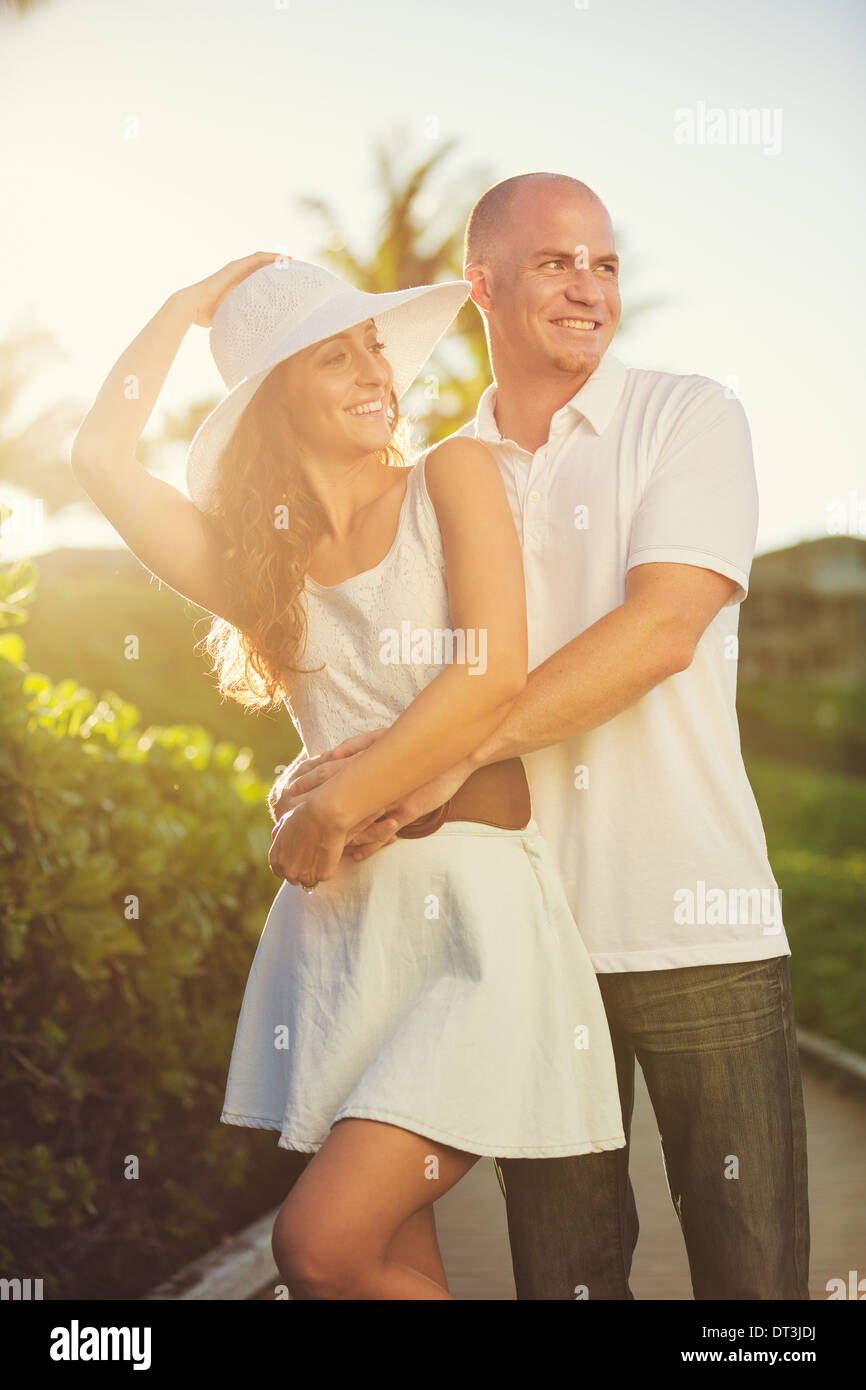 Happy romantic couple in love Stock Photo - Alamy