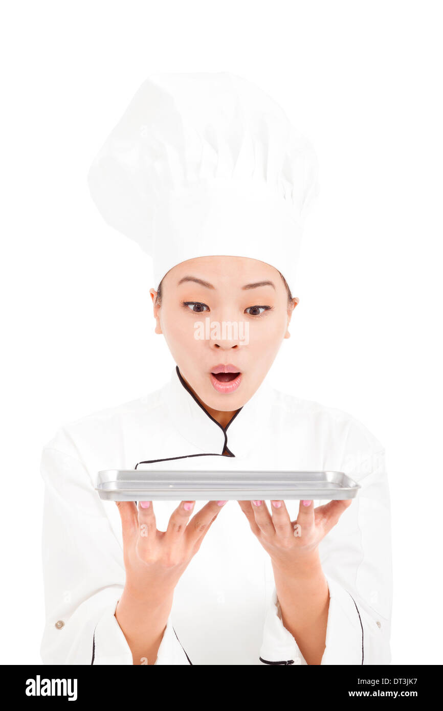 Surprised chef hi-res stock photography and images - Alamy