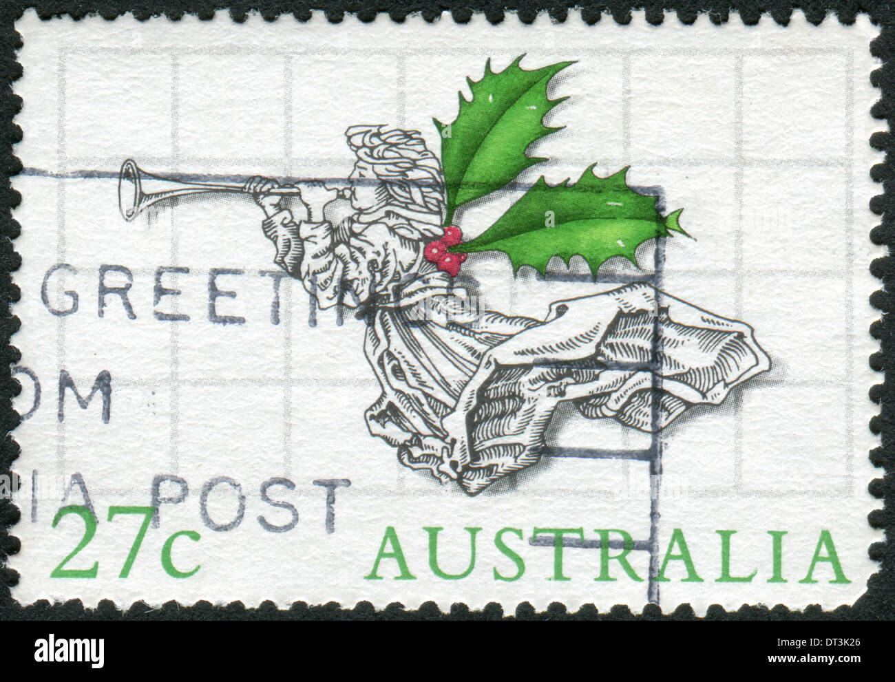 AUSTRALIA - CIRCA 1985: Postage stamp printed in Australia, Christmas ...