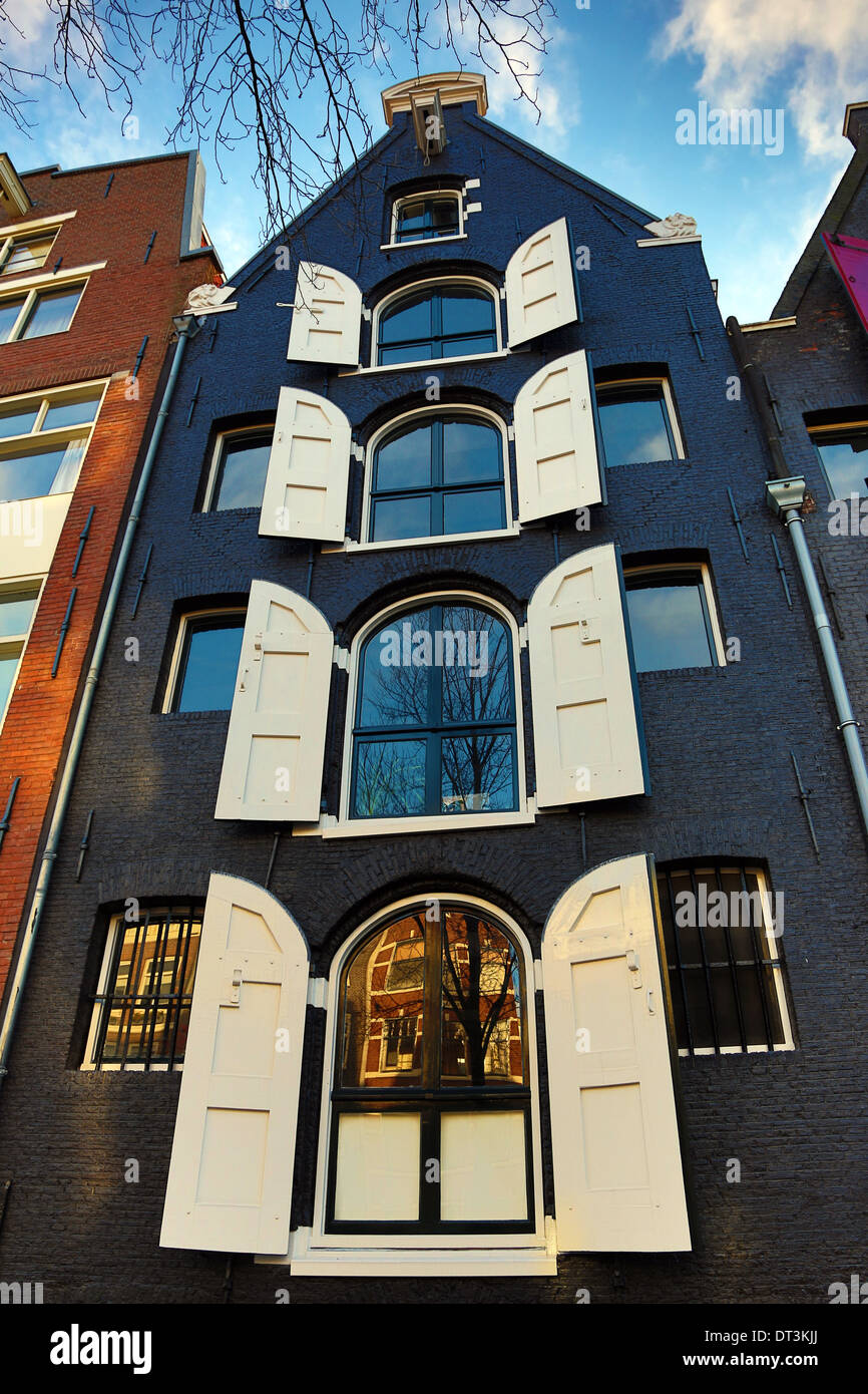 Dutch house open window hi-res stock photography and images - Alamy