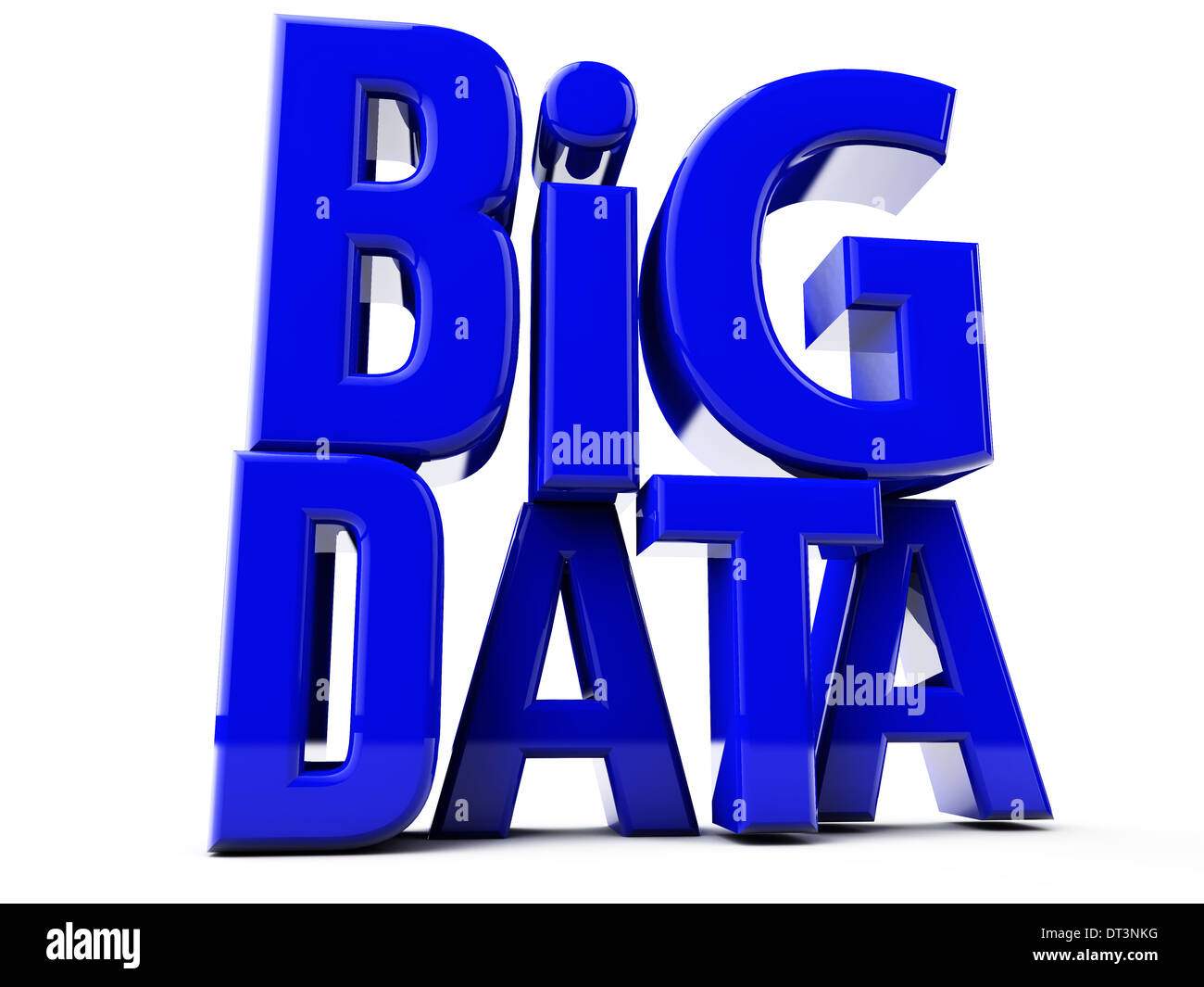 Big DATA in big blue letters over white Background Stock Photo - Alamy