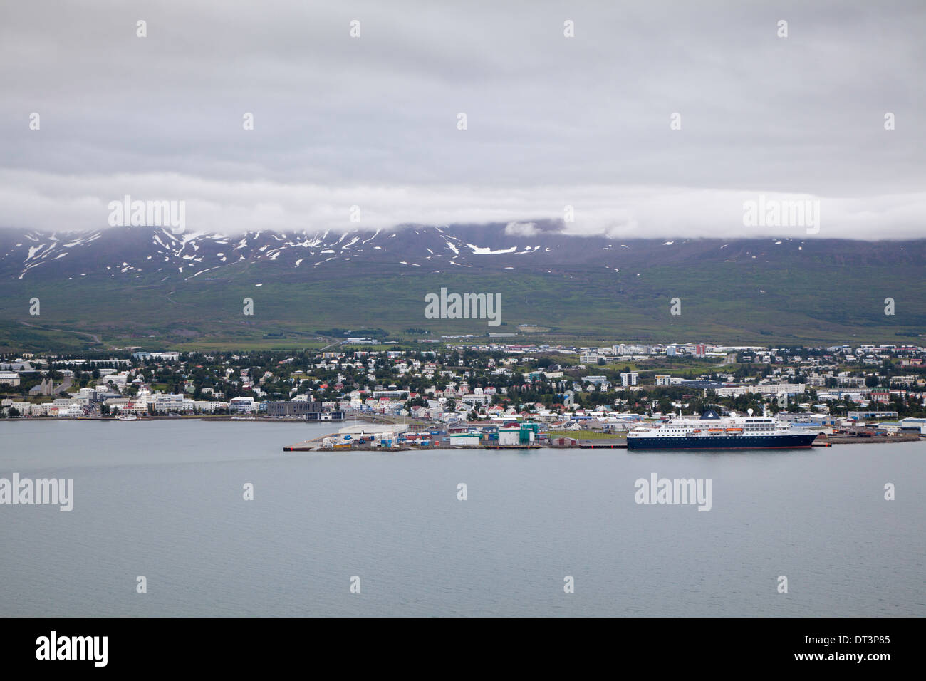 The cruise ship Minerva in port at Akureyri, Iceland Stock Photo - Alamy