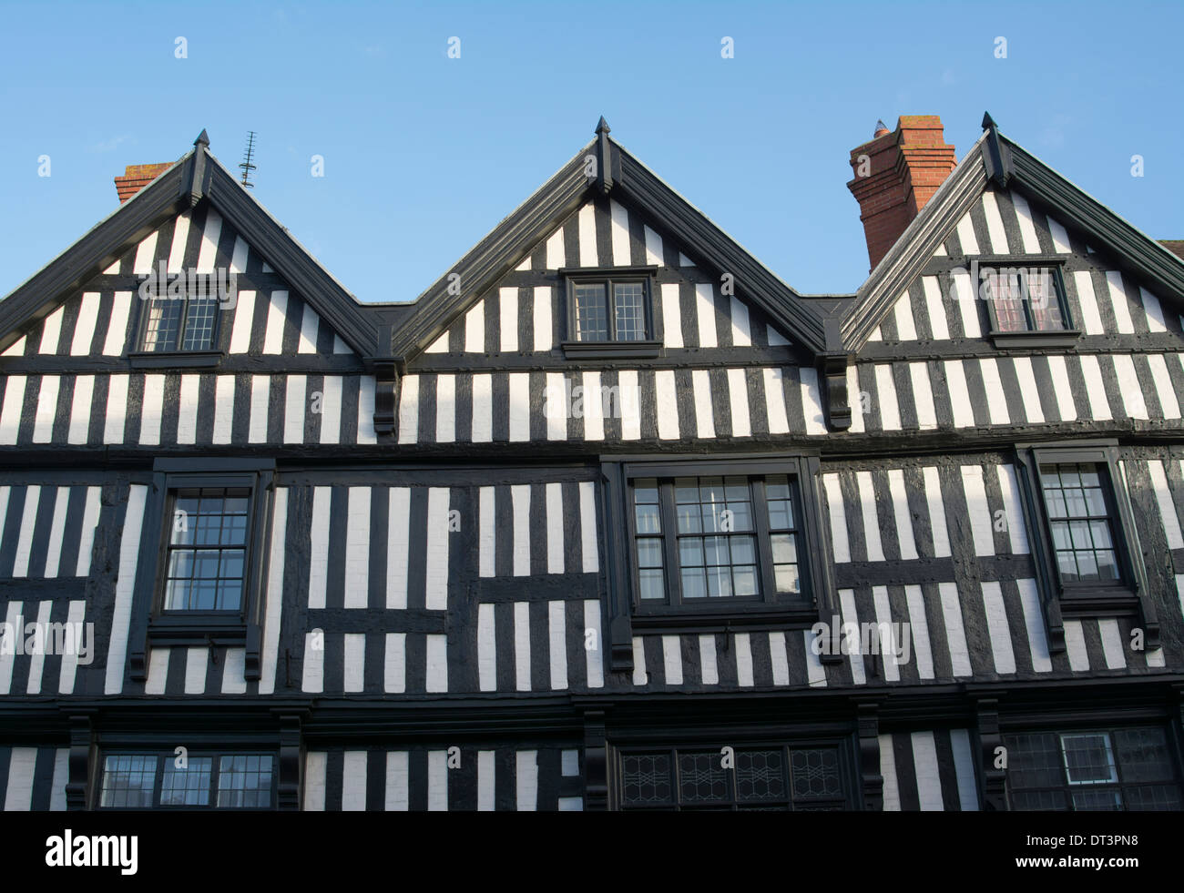 Period buildings in Ledbury Stock Photo - Alamy