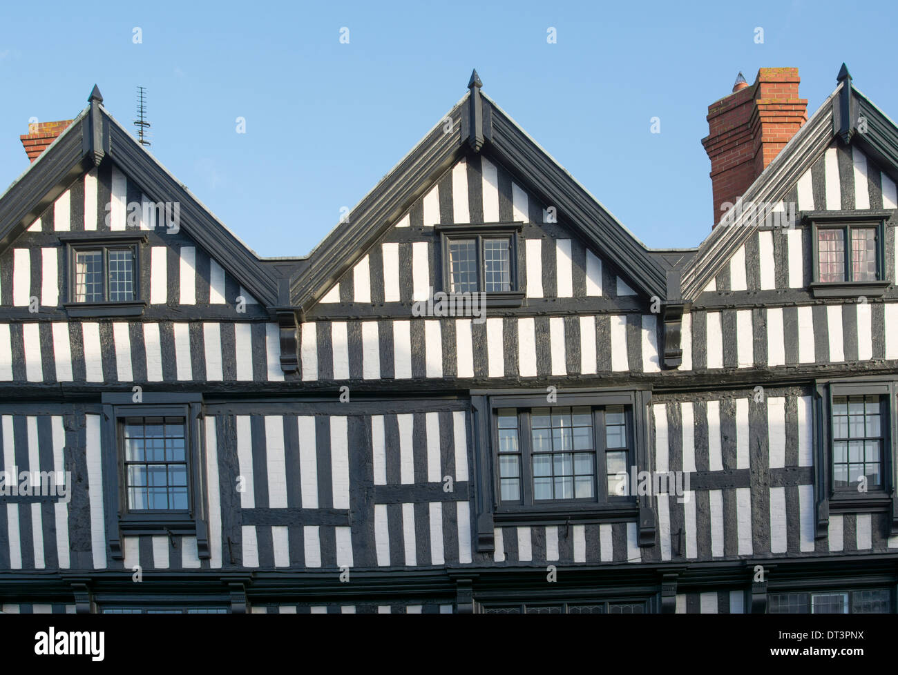Period buildings in Ledbury Stock Photo - Alamy
