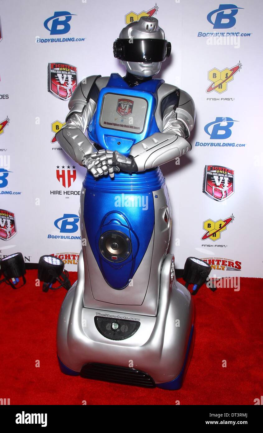 Las Vegas, NV, USA. 7th Feb, 2014. robot at arrivals for Sixth Annual ...