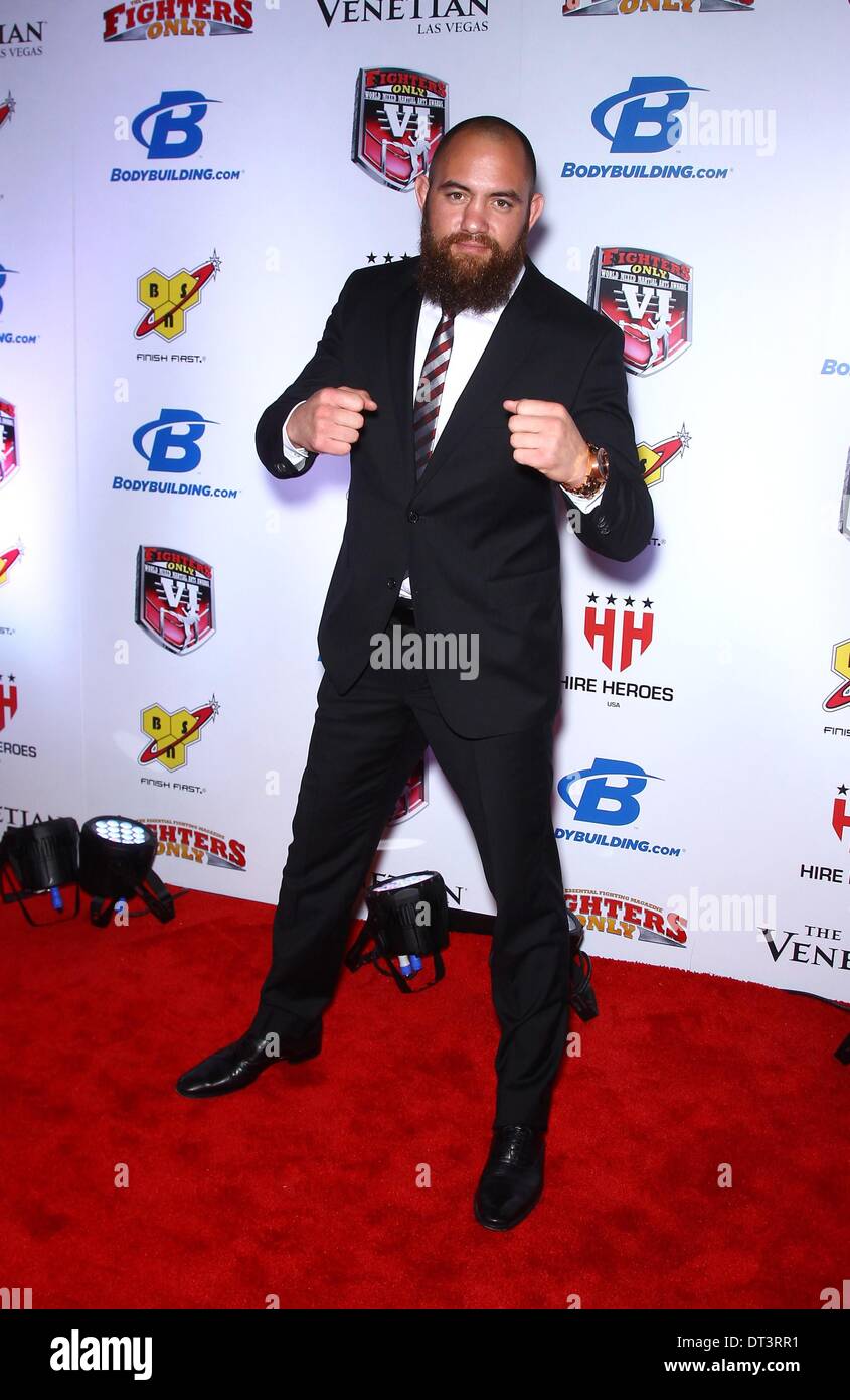 Las Vegas, NV, USA. 7th Feb, 2014. Travis Browne at arrivals for Sixth ...