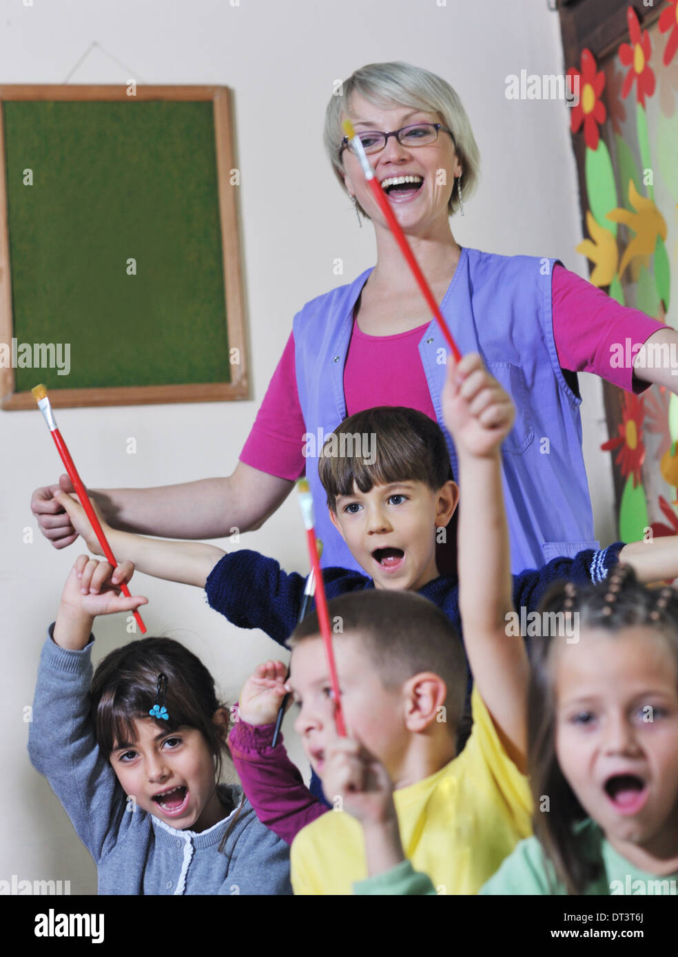 preschool kids Stock Photo - Alamy