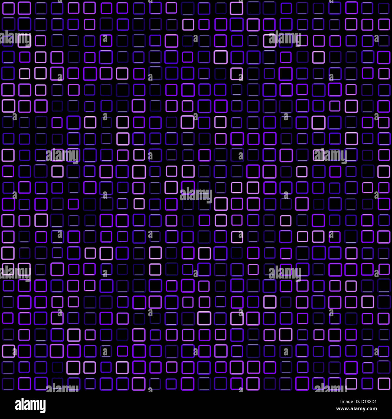 3d square glossy tiled purple tube with rounded corner pattern Stock ...