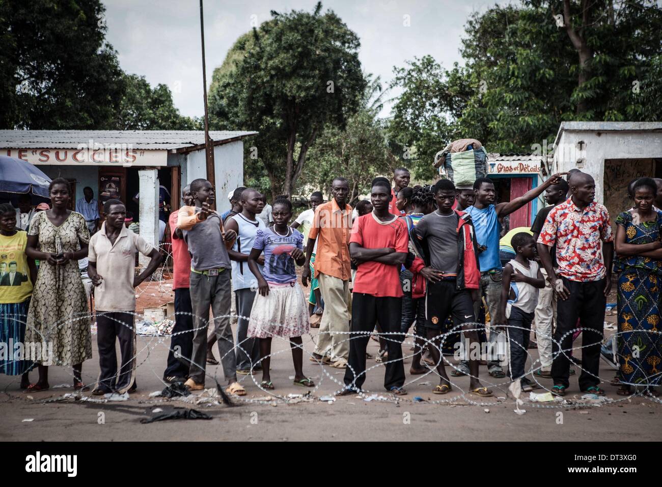 Bangui, Central African Republic. 7th Feb, 2014. Muslims From PK5 area ...