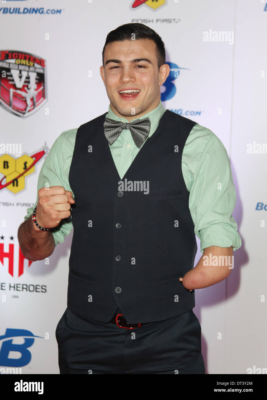 Las Vegas, Nevada, USA. 7th Feb, 2014. MMA fighter Nick Newell attends ...