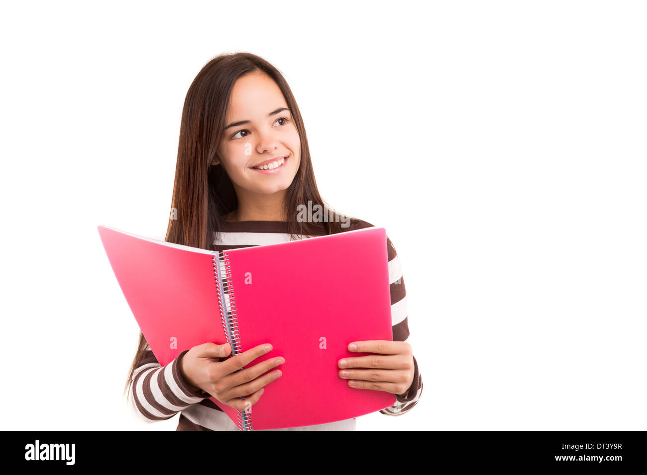A happy asian student, isolated over a white background Stock Photo - Alamy