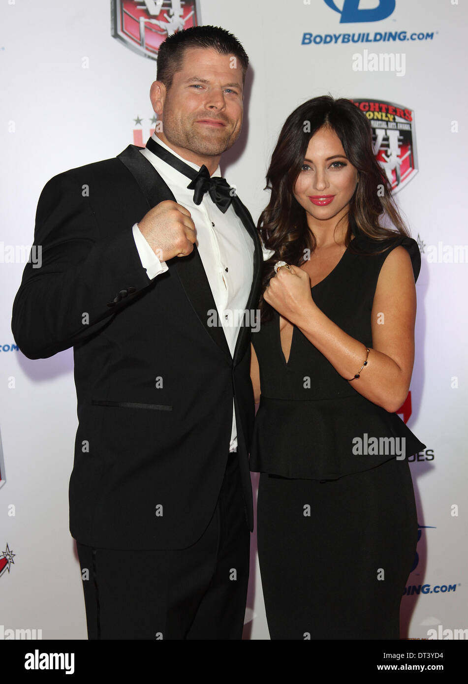 Las Vegas, Nevada, USA. 7th Feb, 2014. UFC fighter Brian Stann and ...