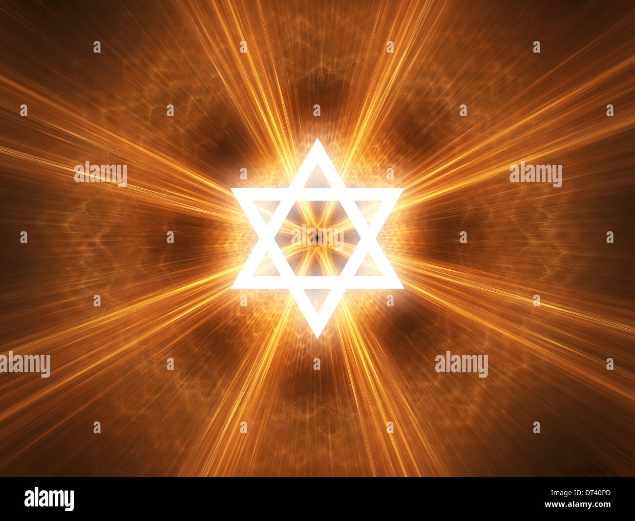 Judaism religious symbol - Star of David Stock Photo - Alamy