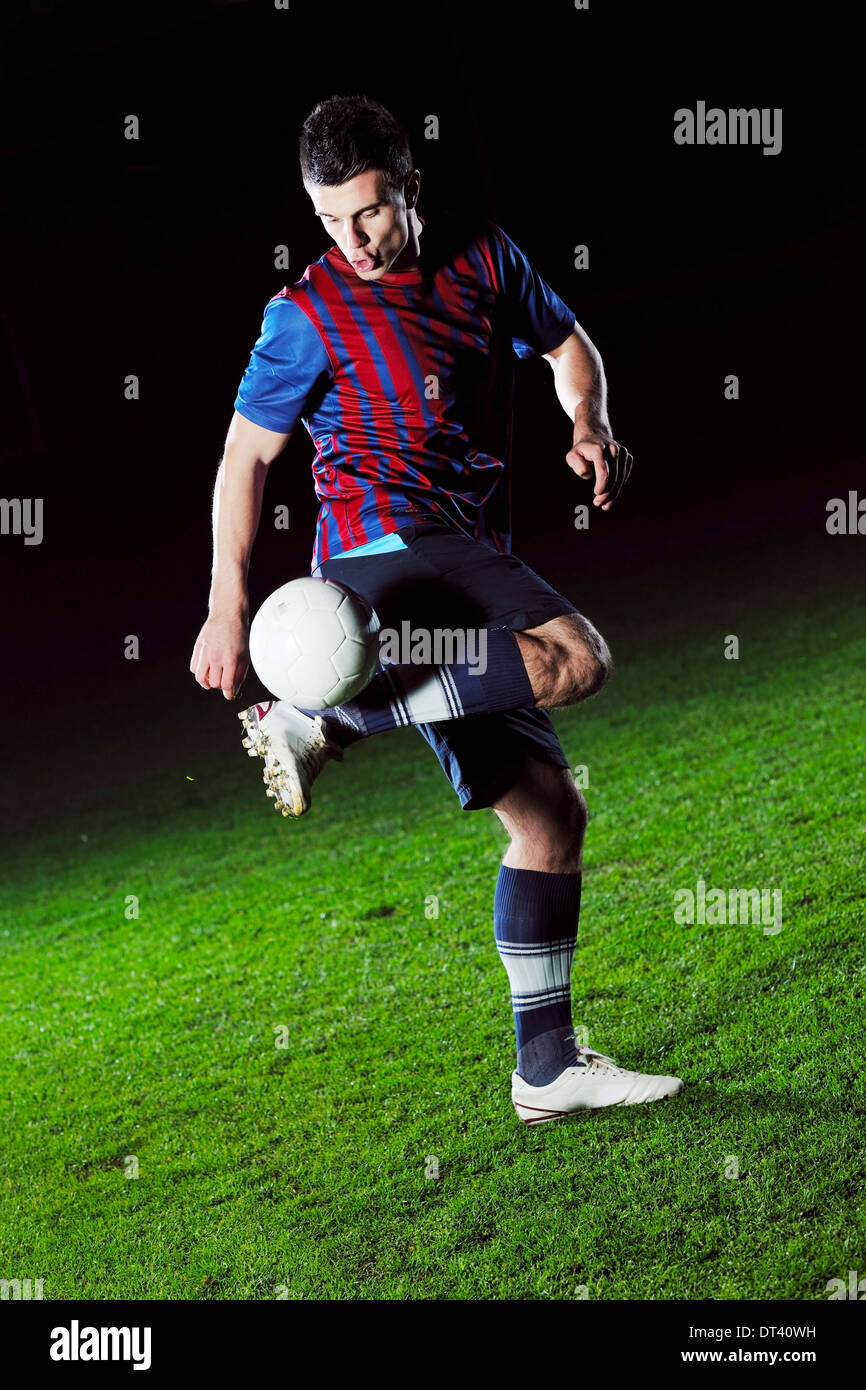 football player in action Stock Photo - Alamy
