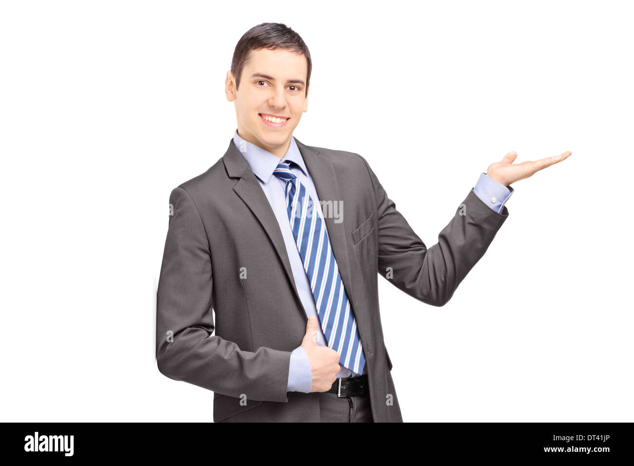 Business leaning gesturing hi-res stock photography and images - Alamy