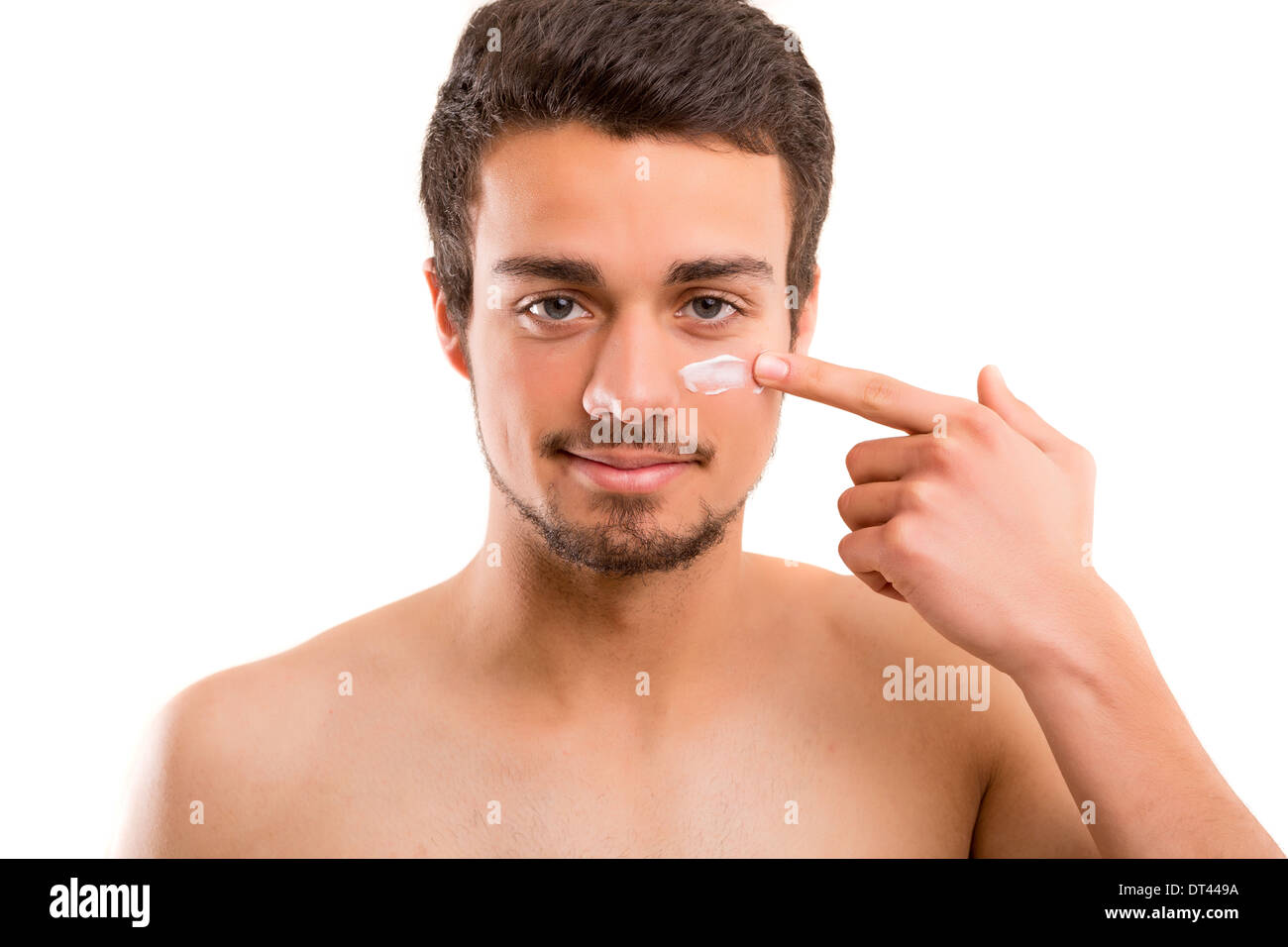 Man face cream hi-res stock photography and images - Alamy