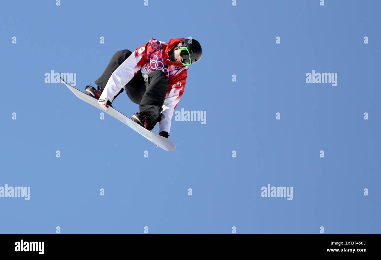 Sochi, Russia. 8th February 2014. Maxence Parrot (CAN). Mens Slopestyle ...