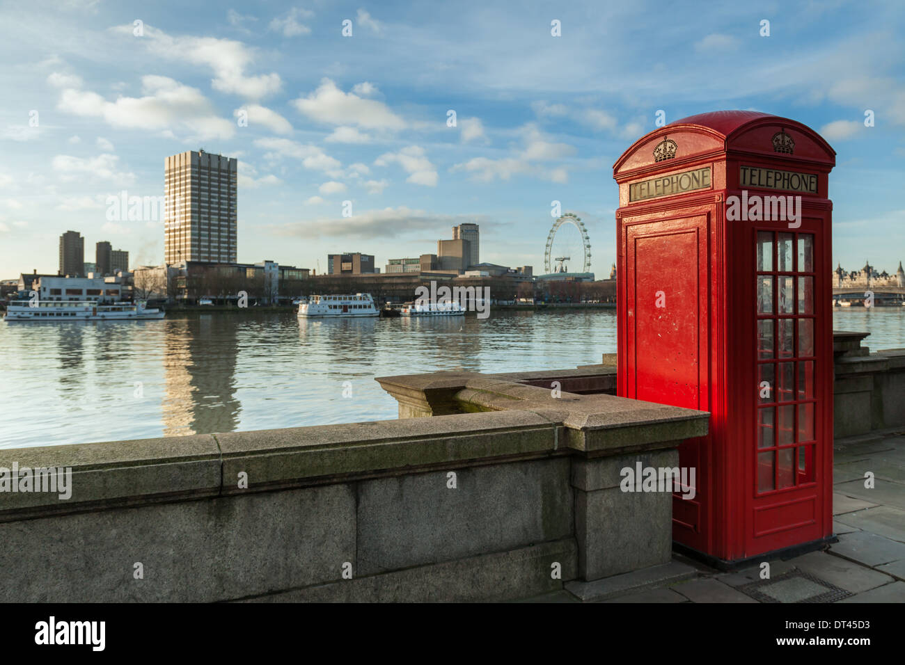 Red telephone box in London, England Stock Photo - Alamy