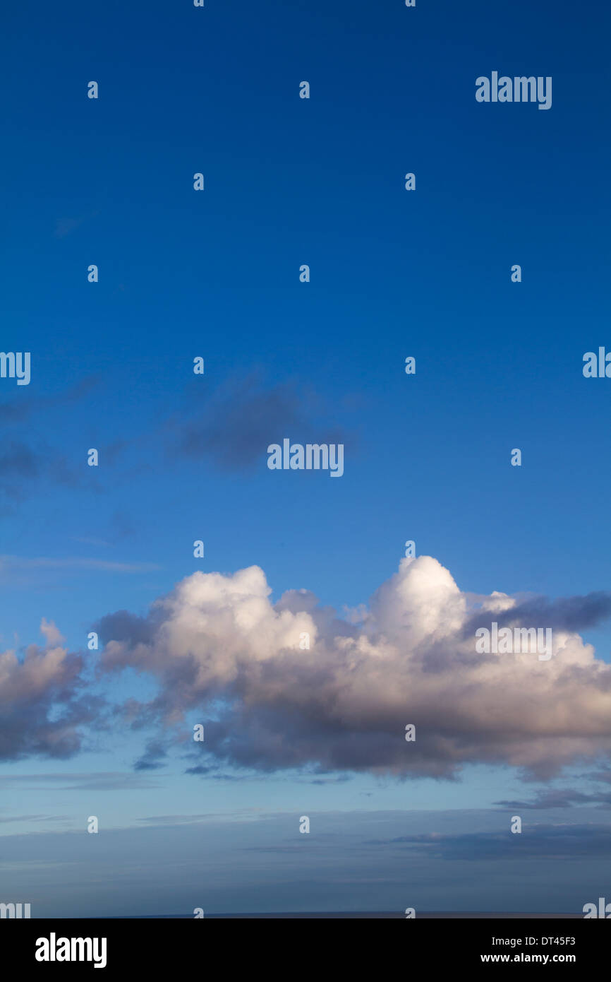 Blue sky background with clouds Stock Photo - Alamy