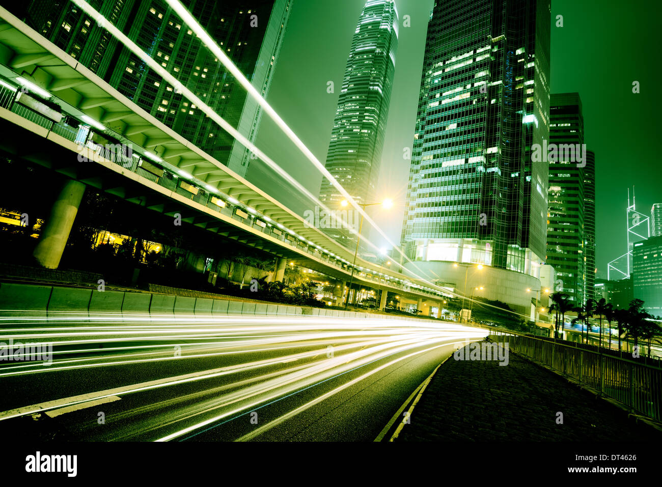 Fast moving cars at night Stock Photo - Alamy