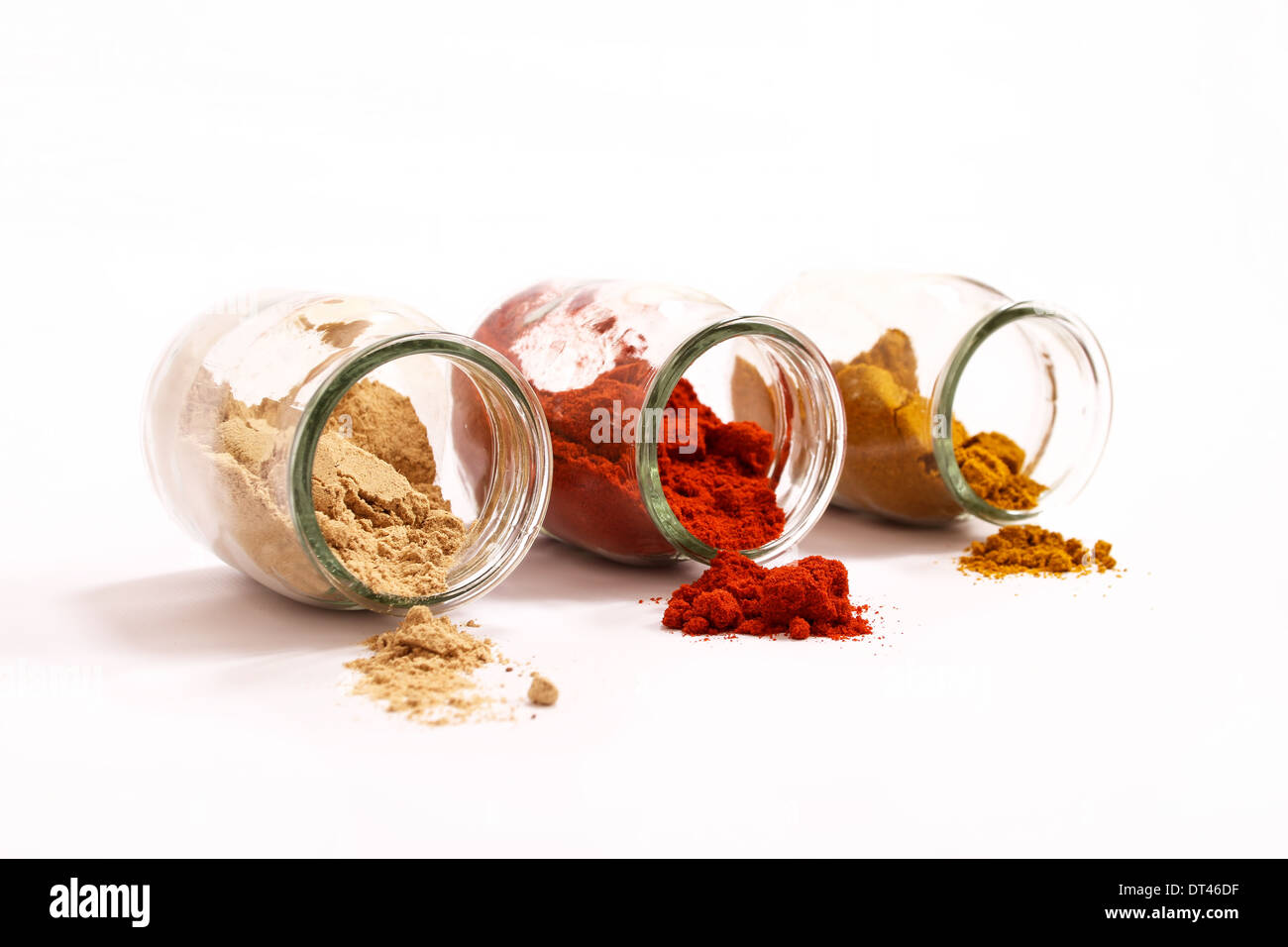 Variety of spices in a glass pot Stock Photo - Alamy