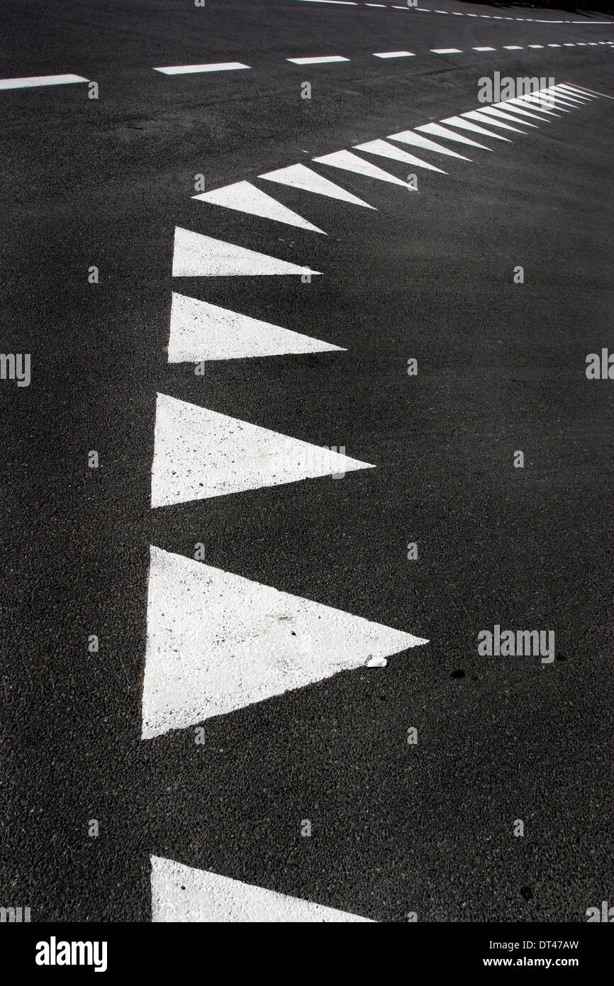 White road signs hi-res stock photography and images - Alamy