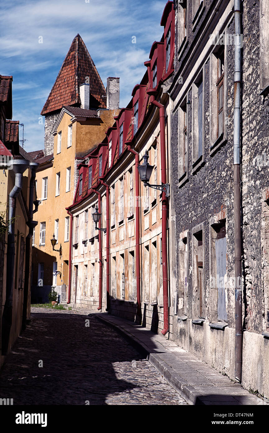 Old european street Stock Photo - Alamy